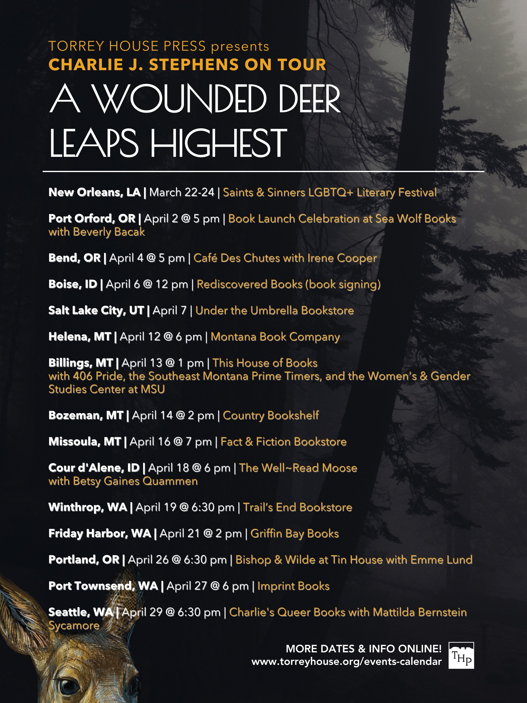 Readings/Events – Charlie J. Stephens